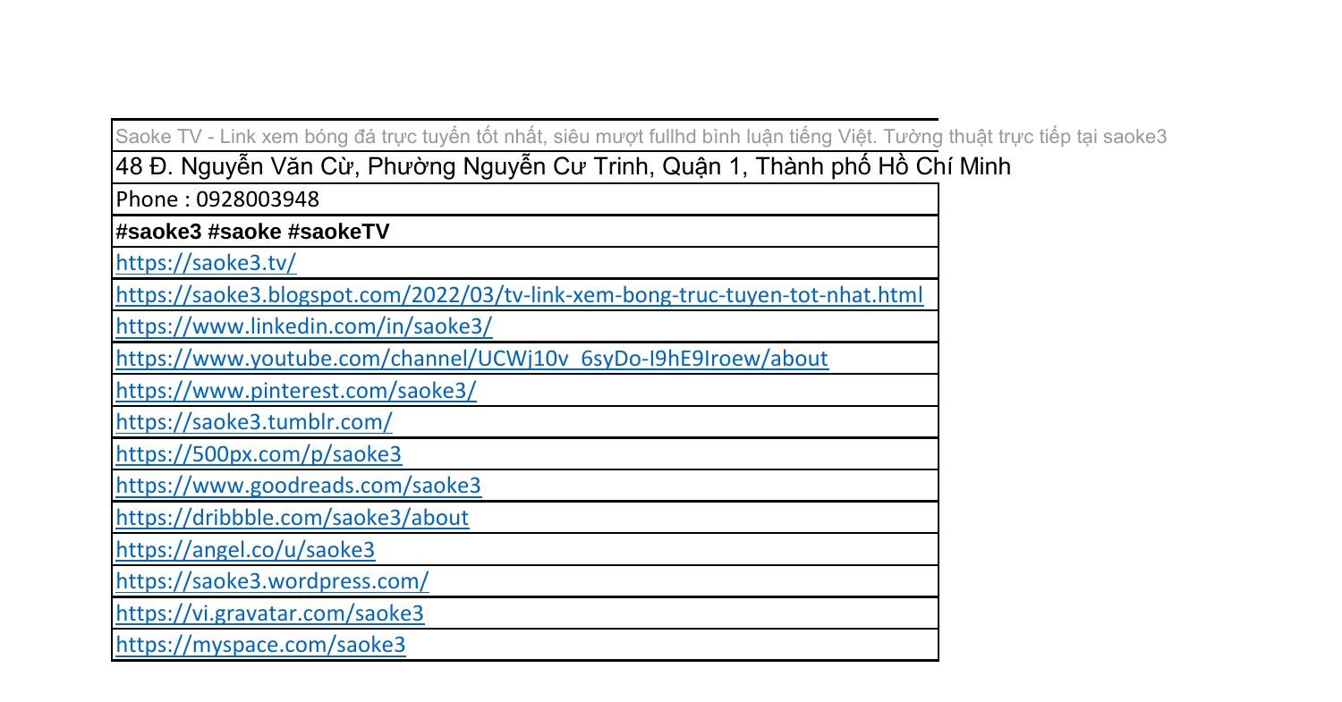 Saoke TV.xlsx | DocDroid