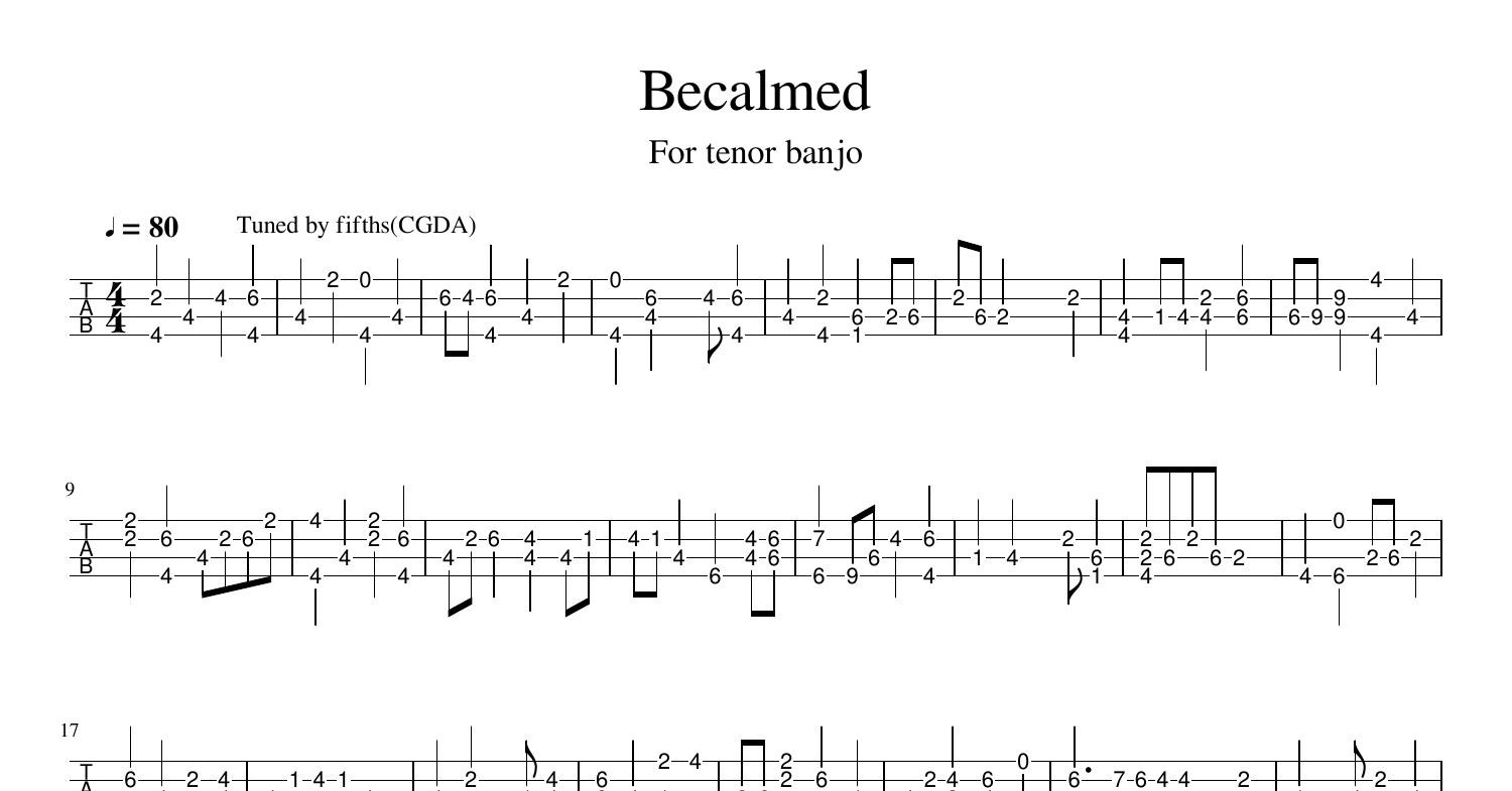 Becalmed_for_tenor_banjo.pdf | DocDroid