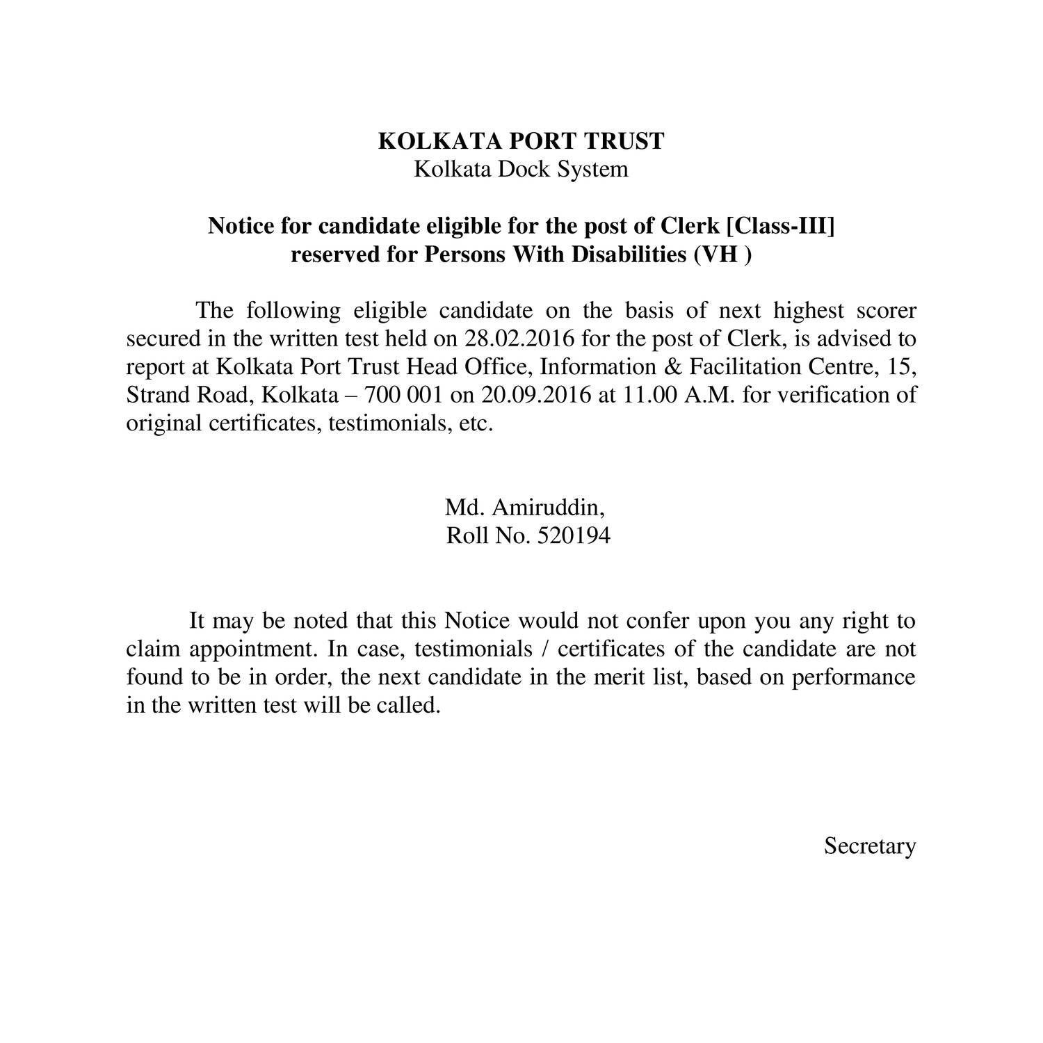 DV-List-Kolkata-Port-Trust-Clerk-Class-III.pdf | DocDroid