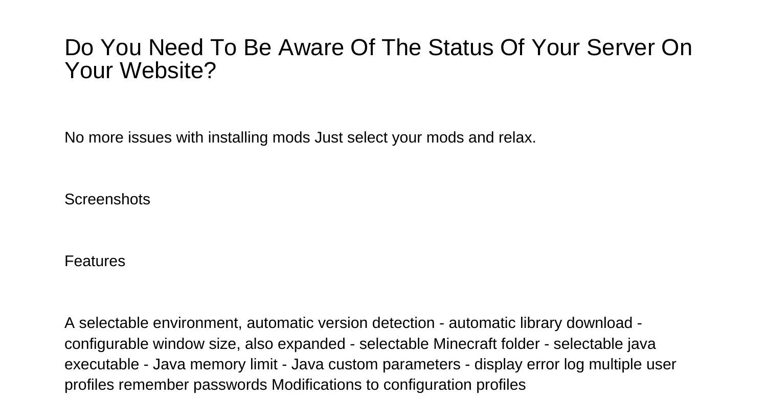 Do You Need To Update The Status Of Your Server On Your Websiteqnokz ...