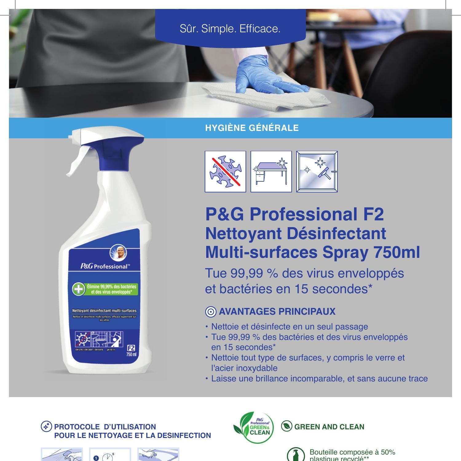 8001090681188_FICHE PRODUIT SPRAY MULTI SURFACES F2 750 ML.pdf | DocDroid