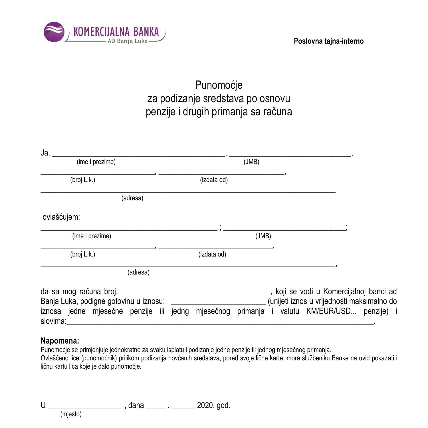 Punomoć penzioneri.doc | DocDroid