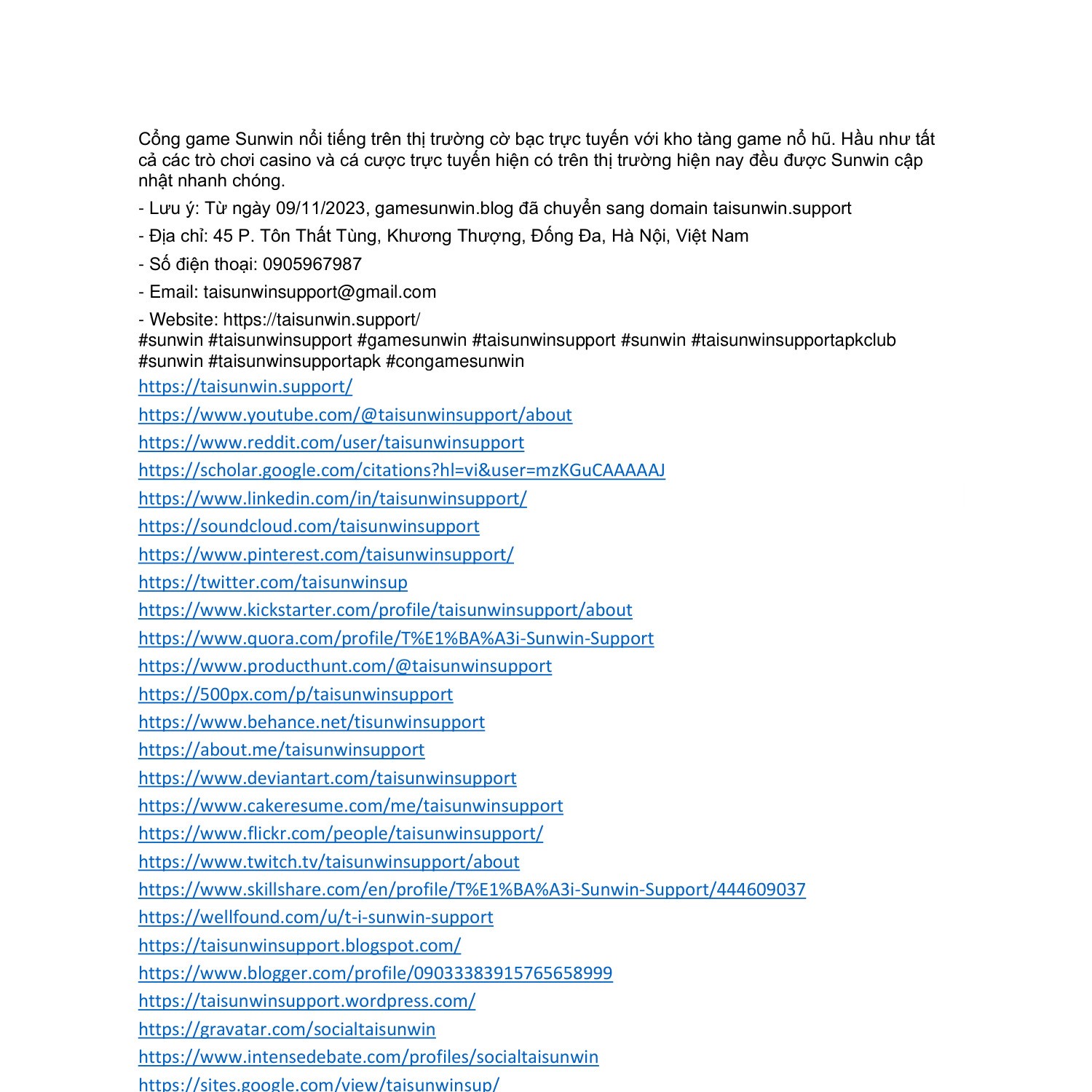Cổng game Sunwin nổi tiếng trên thị trường cờ bạc trực tuyến với kho tàng game nổ hũ.docx | DocDroid
