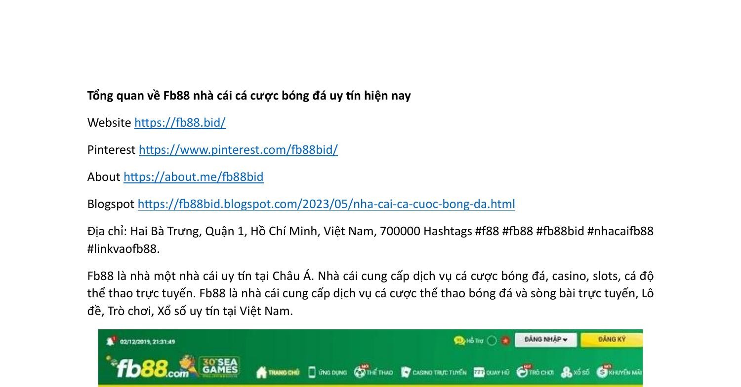 Fb88 Link vao nha cai fb88 mobile moi nhat 2023 tai F88 bid.pdf | DocDroid