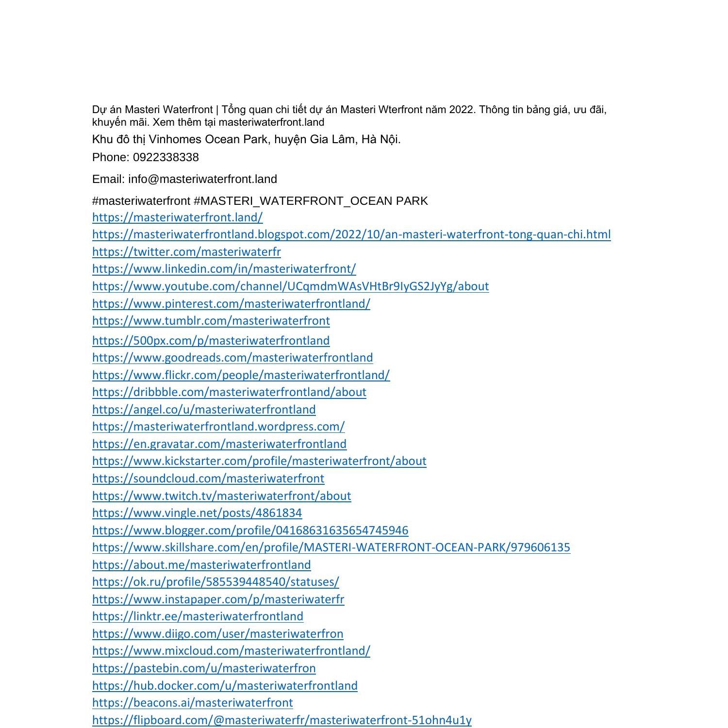 MASTERI WATERFRONT OCEAN PARK.docx | DocDroid