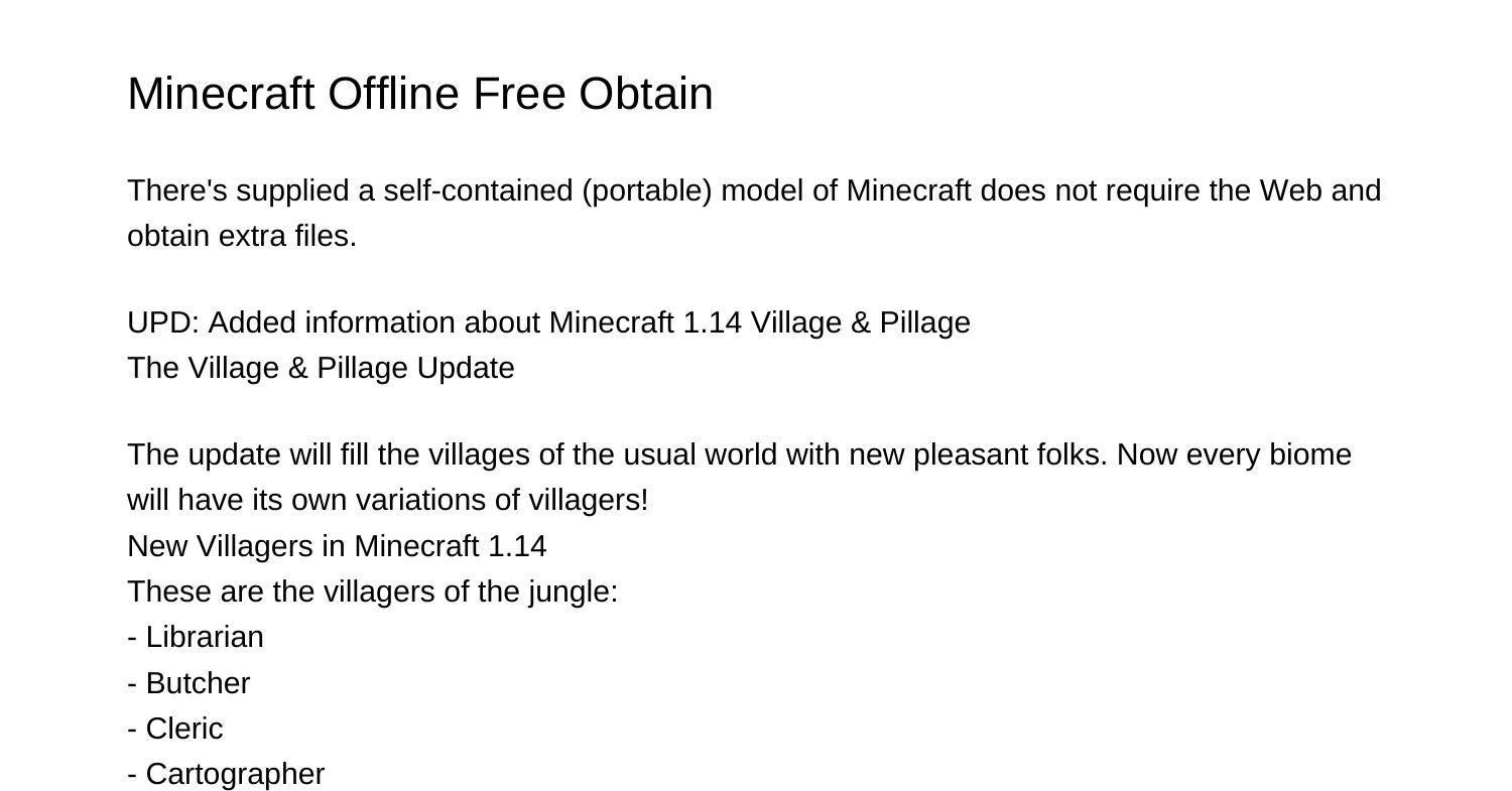 Minecraft Offline Free Downloadyrsik.pdf.pdf | DocDroid