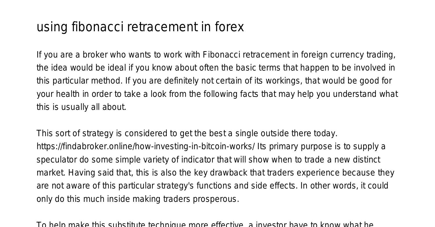 how to use fibonacci retracement in forexbbhwu.pdf.pdf | DocDroid
