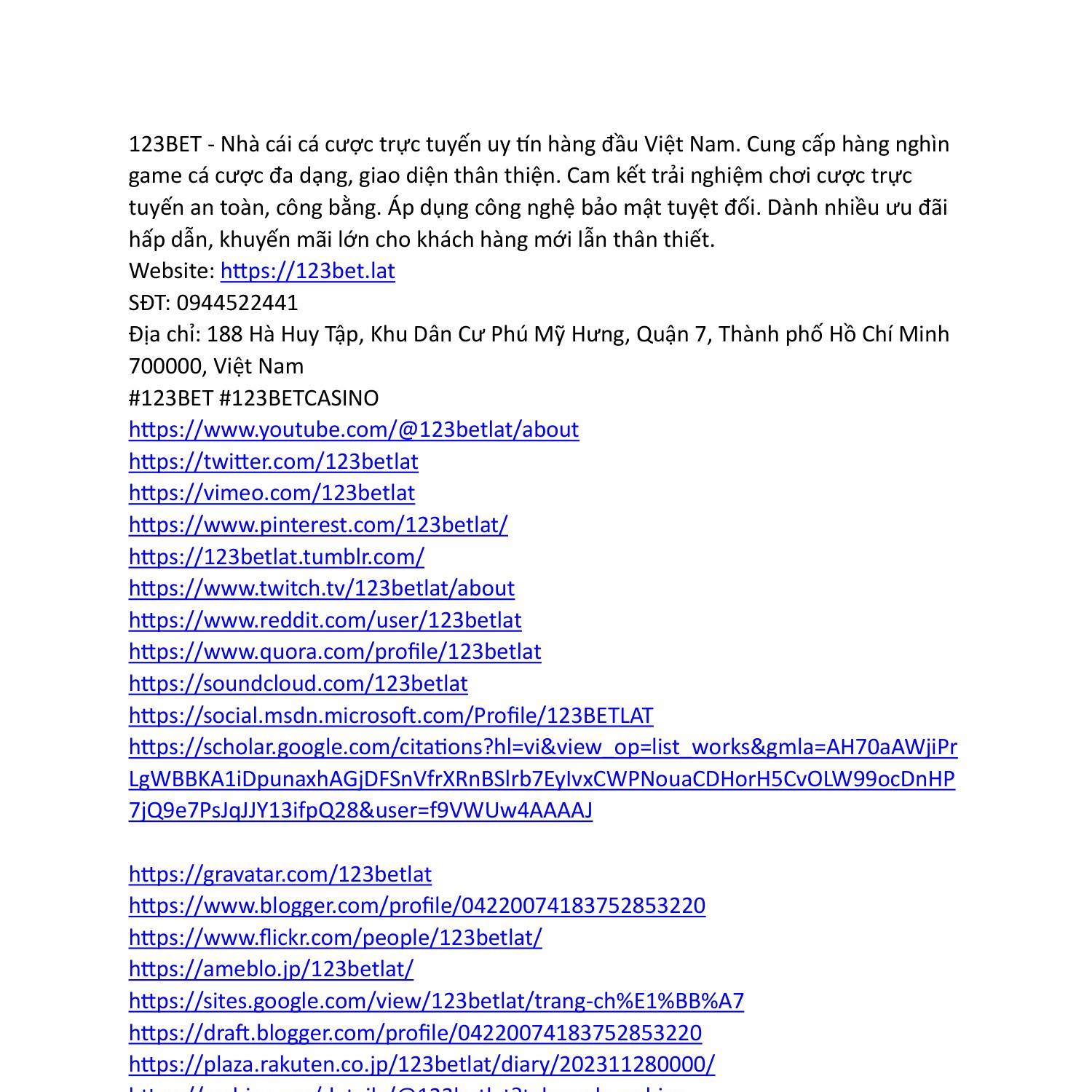 123BET.docx | DocDroid