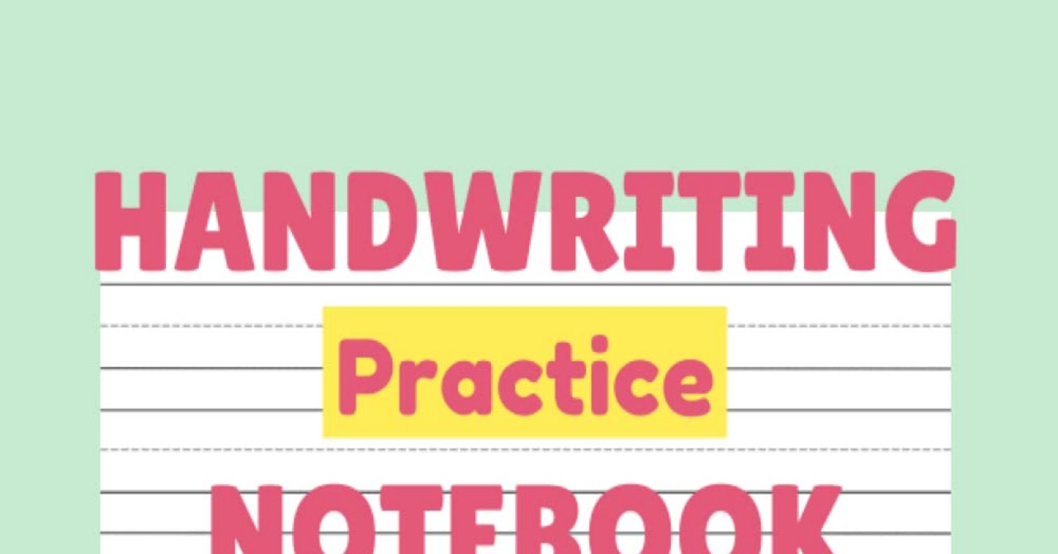 DOWNLOAD Handwriting Practice Notebook 125 Blank Writing Pages for Kids ...