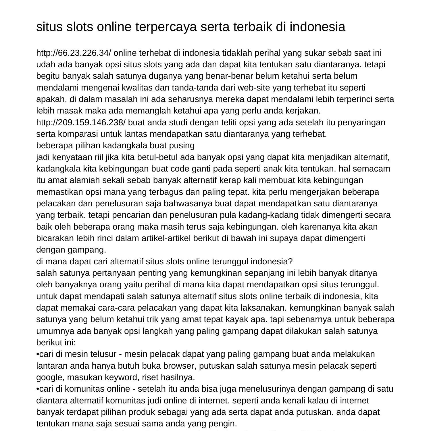 situs slots online terpercaya dan terbaik di indonesiarwzic.pdf.pdf | DocDroid