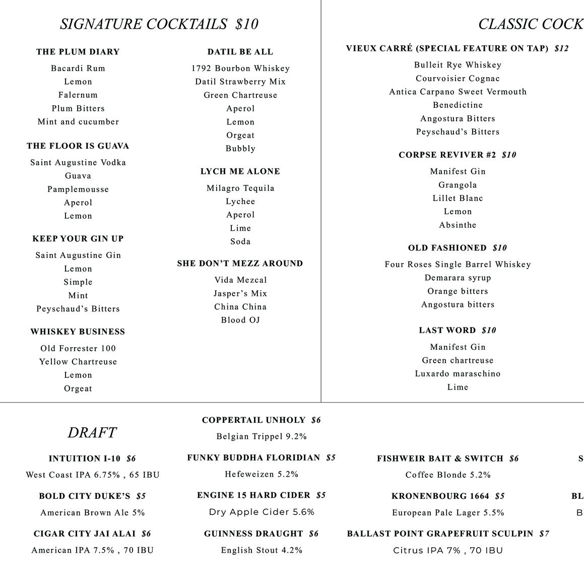 Drinks Menu.pdf | DocDroid