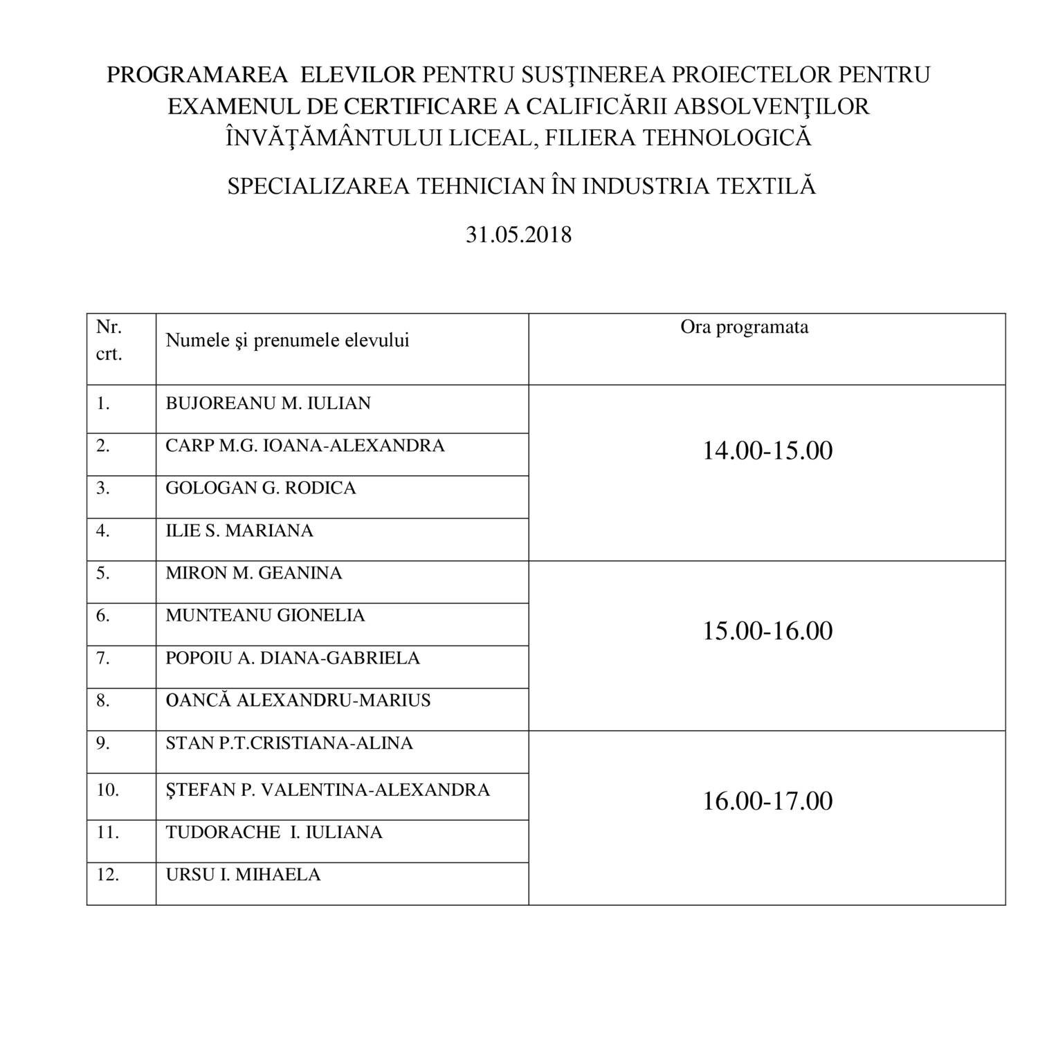 programare pe ore examen.docx | DocDroid