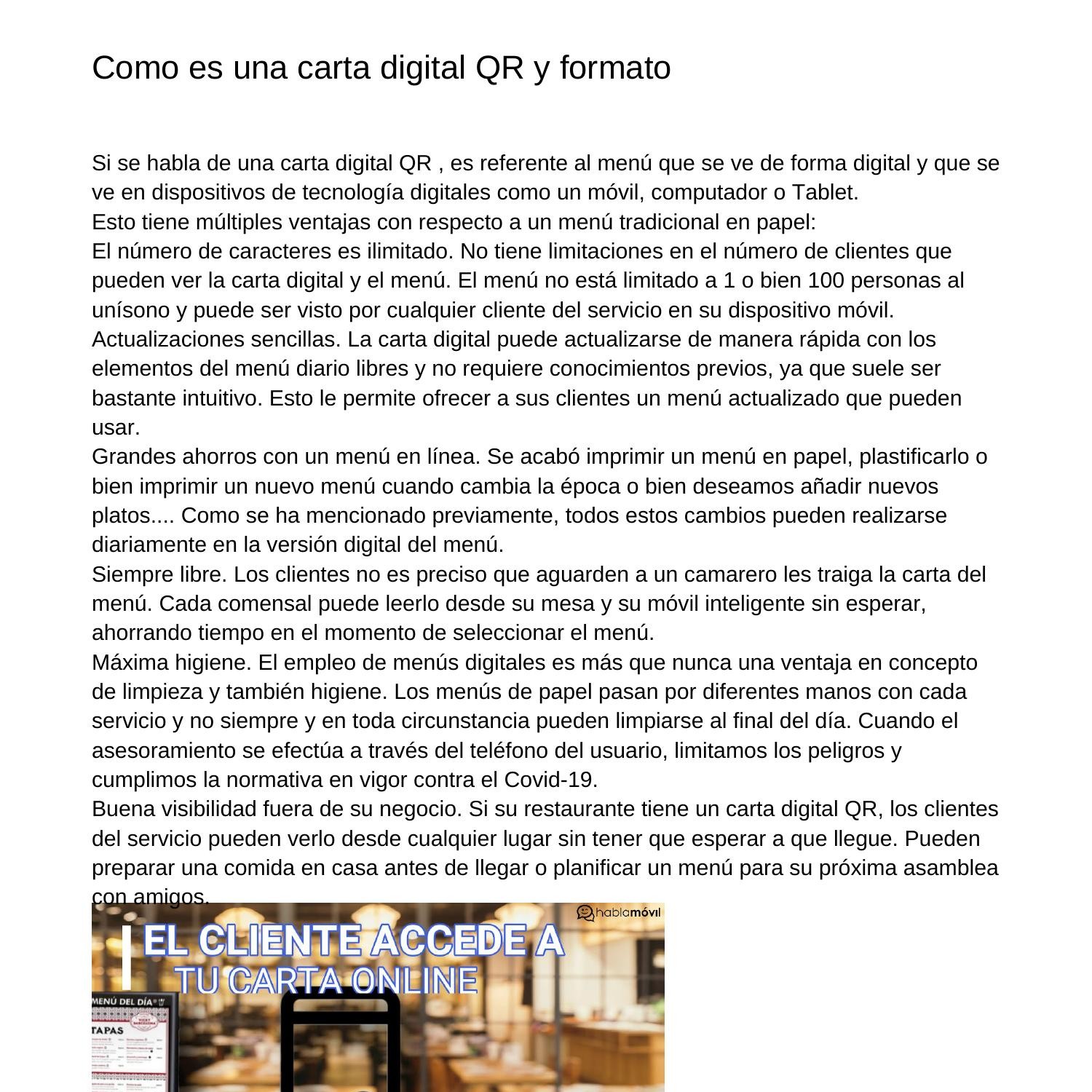 Como es una carta digital QR y gestiónklcch.pdf.pdf | DocDroid