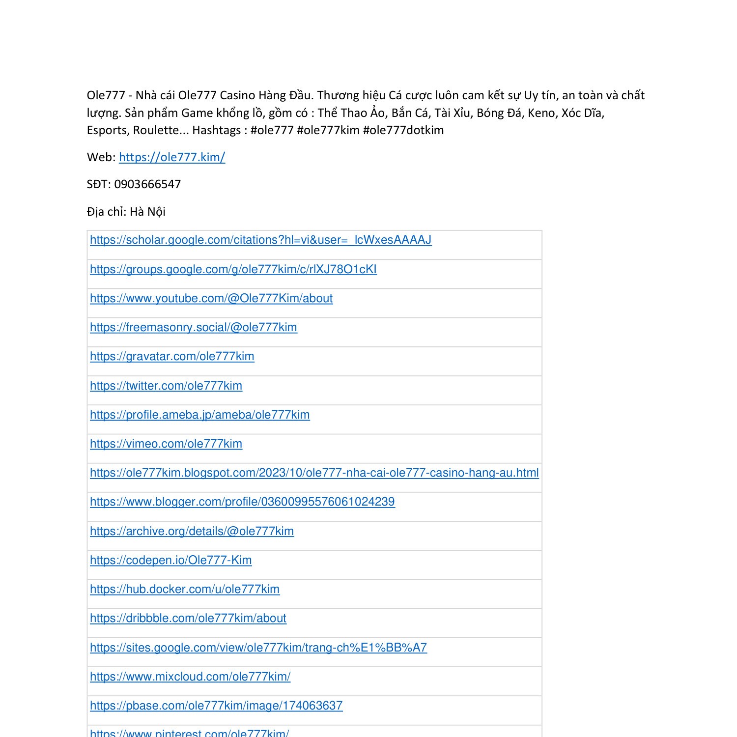 ole777.docx | DocDroid