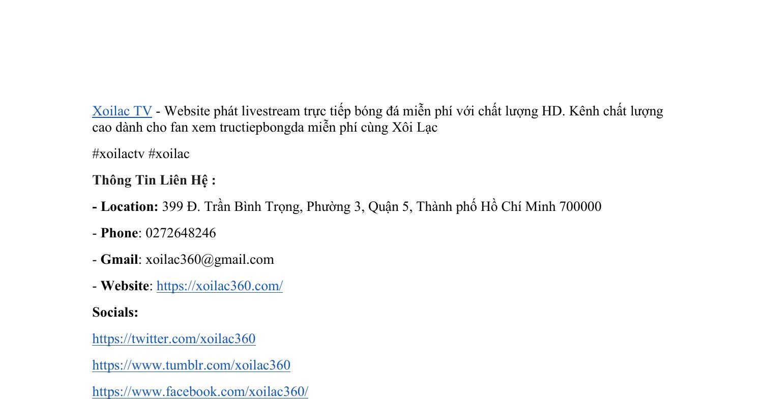 xoilac360.docx | DocDroid