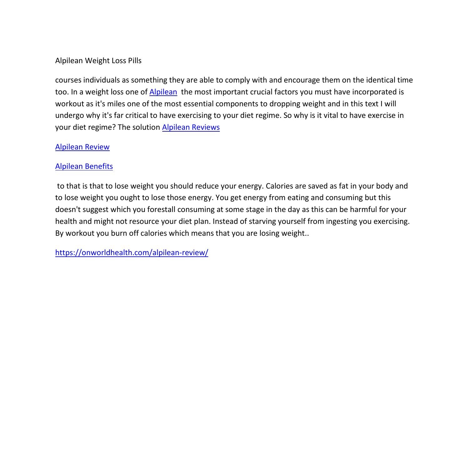 Alpilean Reviews.docx | DocDroid