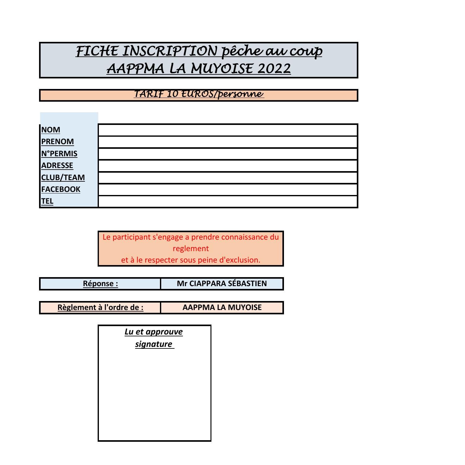 FICHE inscription 2022 xlsx.pdf | DocDroid