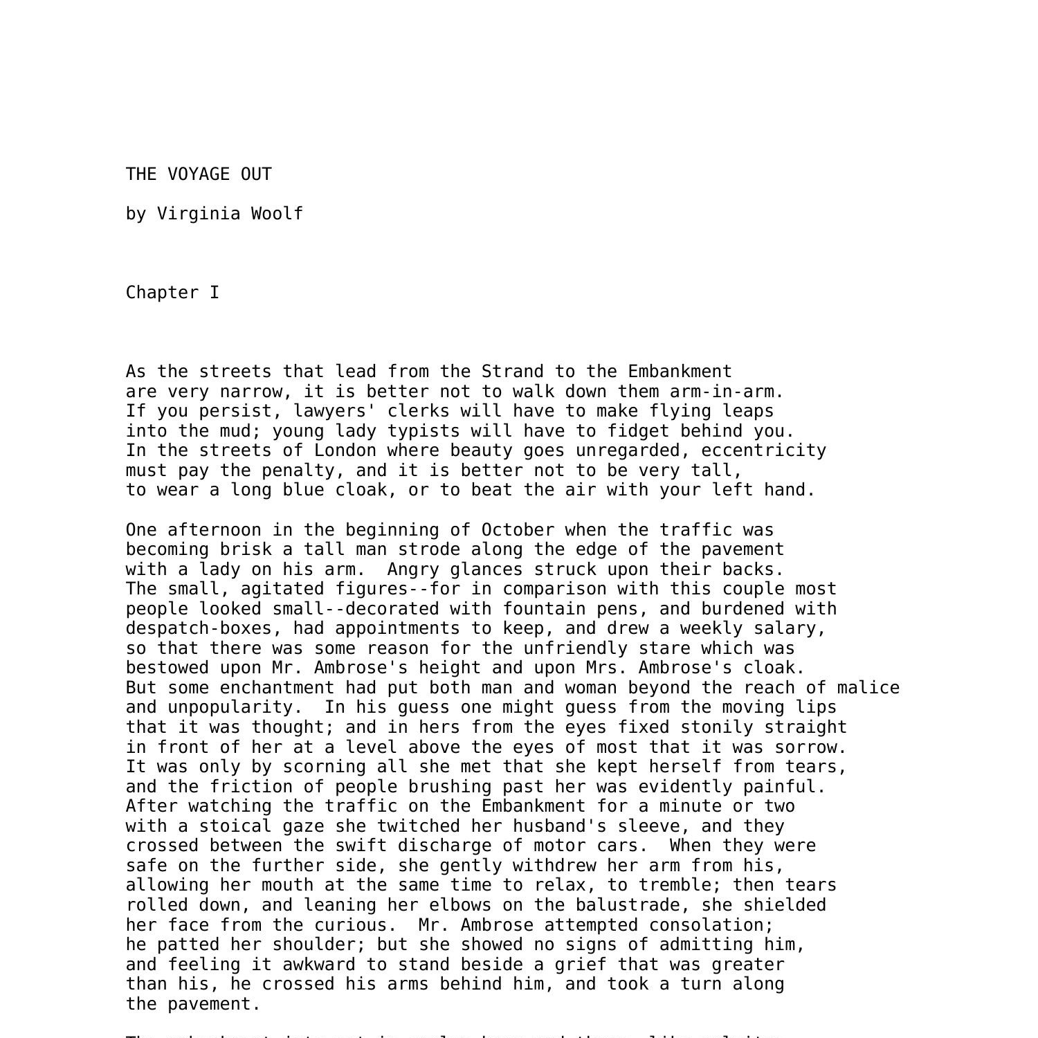 Virginia Woolf - The voyage out. Biblioteca Tepeyac. Descargar.pdf ...