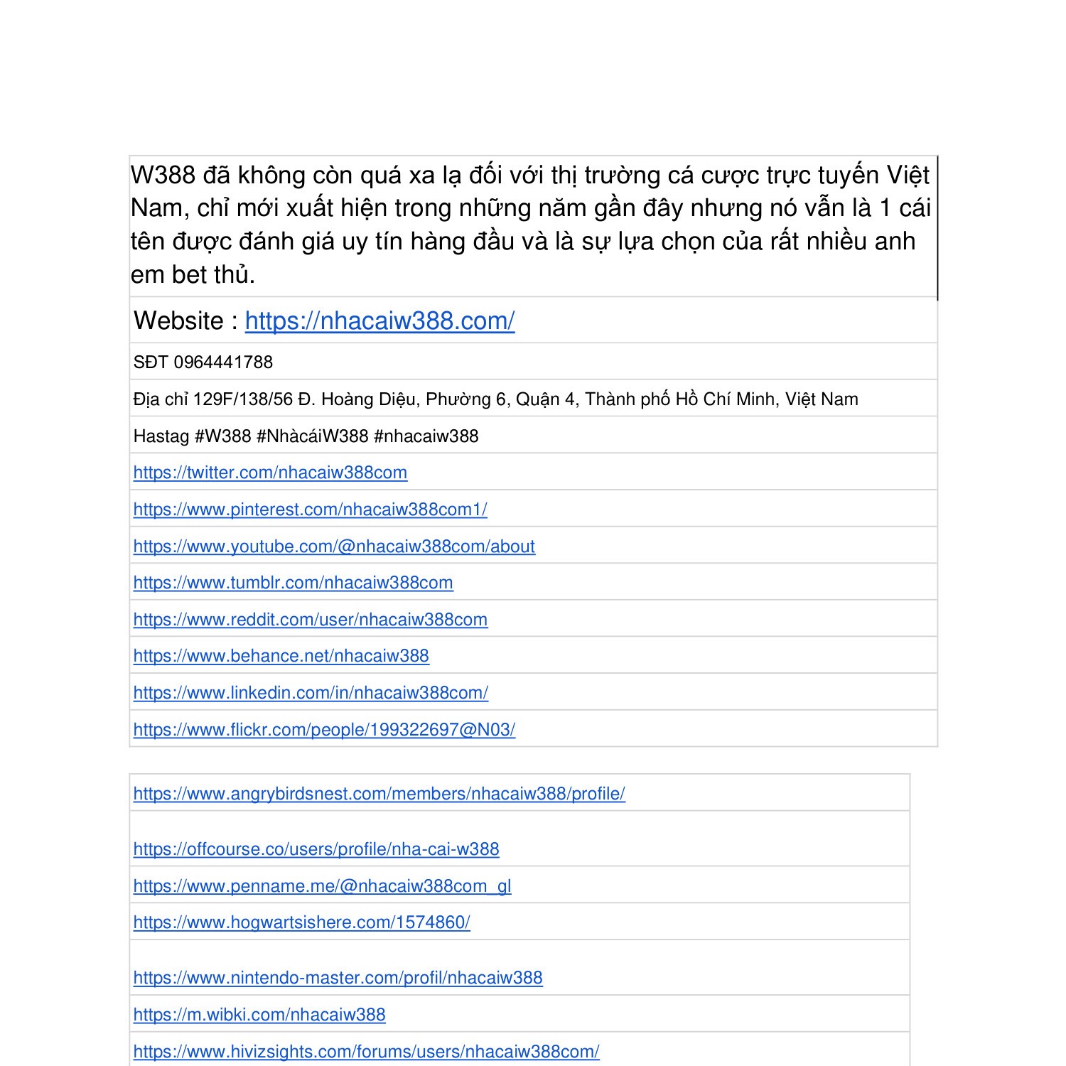 Nhà cái W388 ️ Website cá cược hàng đầu Châu Á _ Link mới nhất.docx | DocDroid
