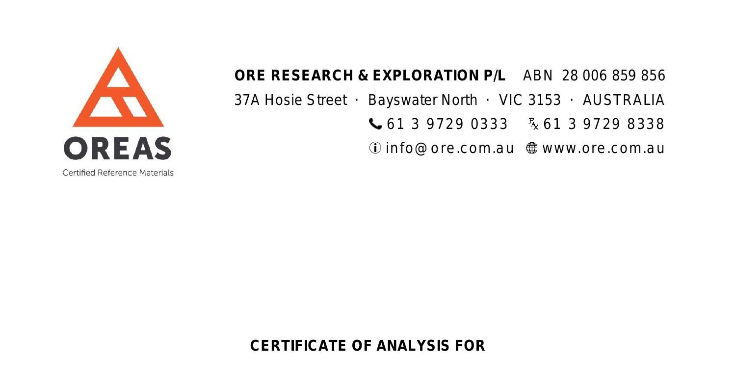 OREAS 502b Certificate.pdf | DocDroid
