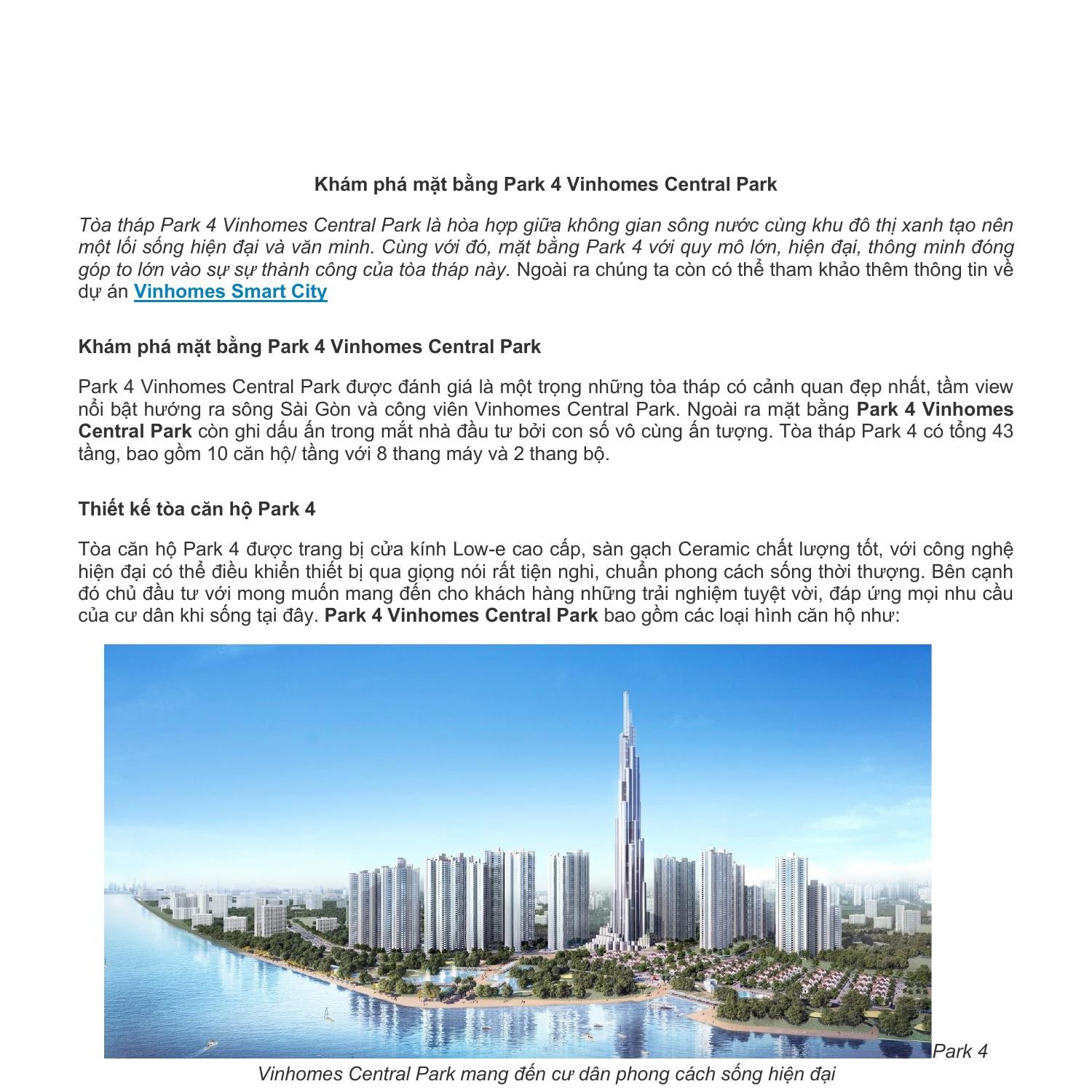 Khám phá mặt bằng Park 4 Vinhomes Central Park.docx | DocDroid