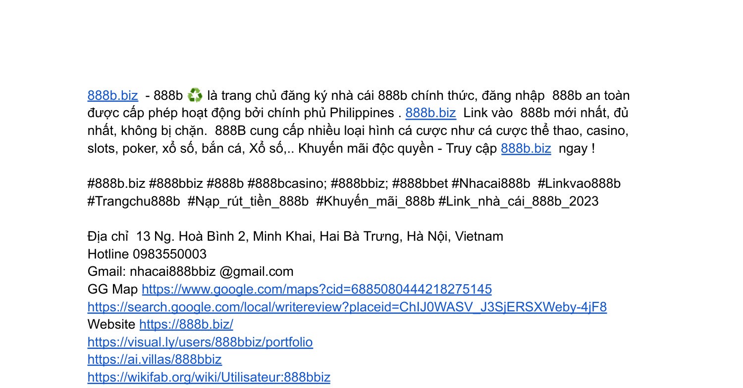888B ️Link vào 888Bet trang chủ nhà cái 888b online _ 888bbiz.pdf | DocDroid