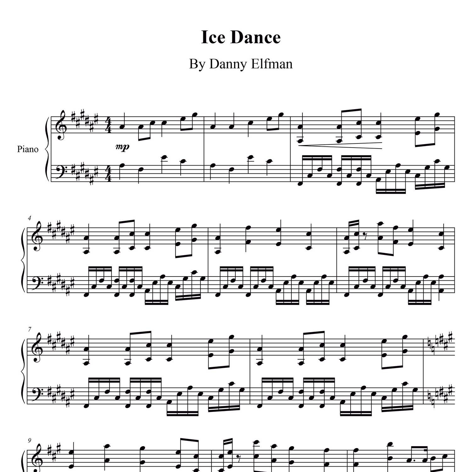 Ice Dance - Edward Scissorhands [Piano Sheet].pdf | DocDroid