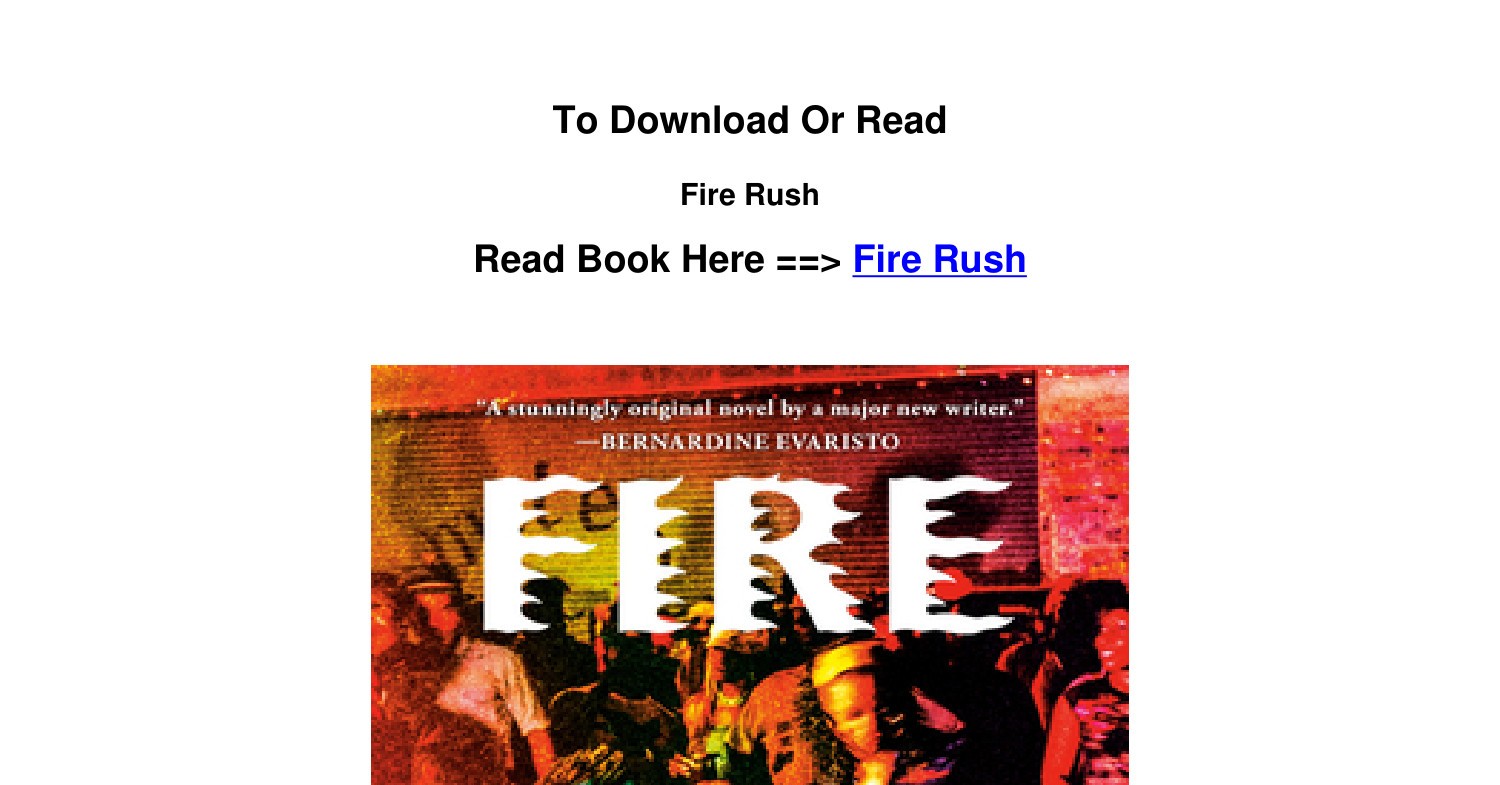 EPUB Download Fire Rush By Jacqueline Crooks.pdf | DocDroid