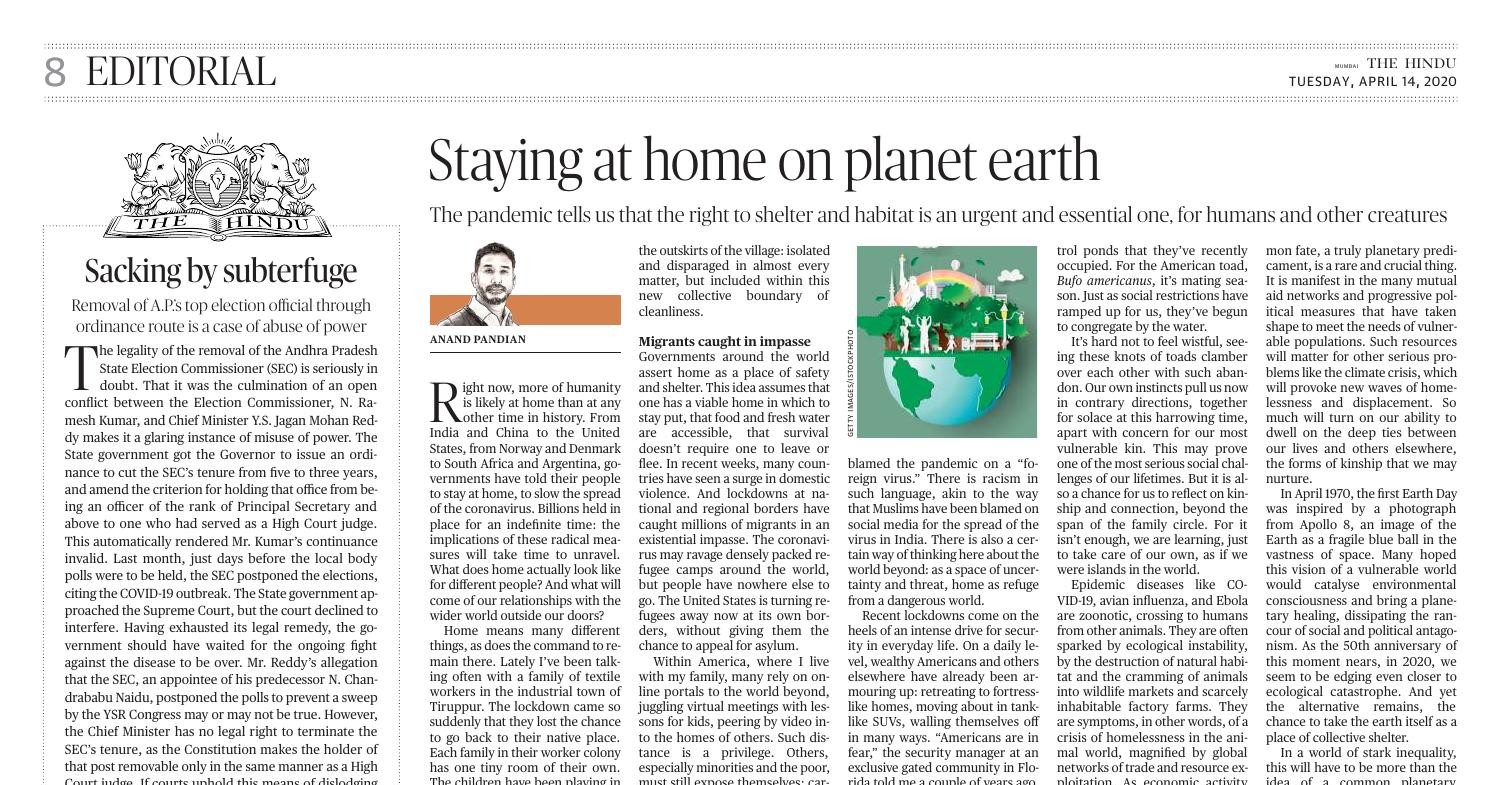 The Hindu Editorial - 14th April 2020.pdf | DocDroid