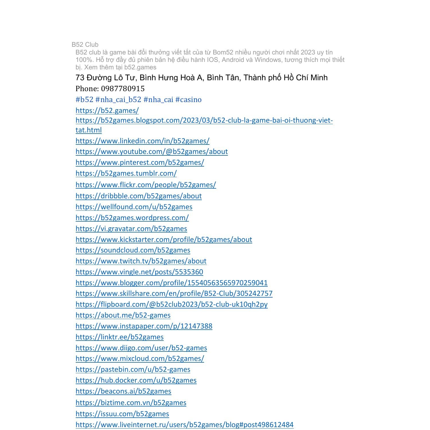 B52 Club.docx | DocDroid