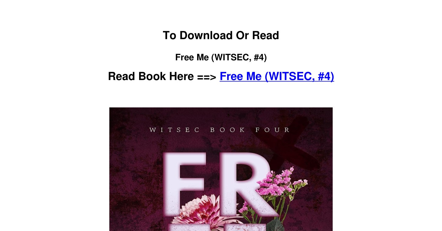 EPub DOWNLOAD Free Me WITSEC 4 BY Ashley N Rostek.pdf | DocDroid