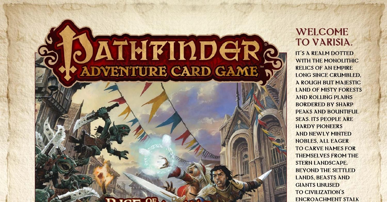 PathfinderCardGameRiseoftheRunelordsRules.pdf | DocDroid