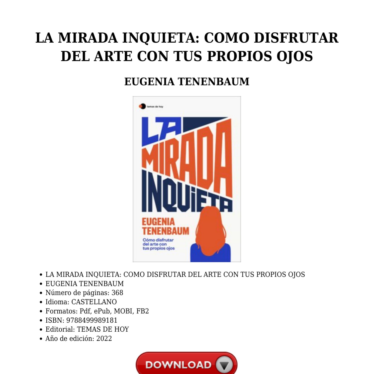Descargar-LA-MIRADA-INQUIETA.pdf | DocDroid