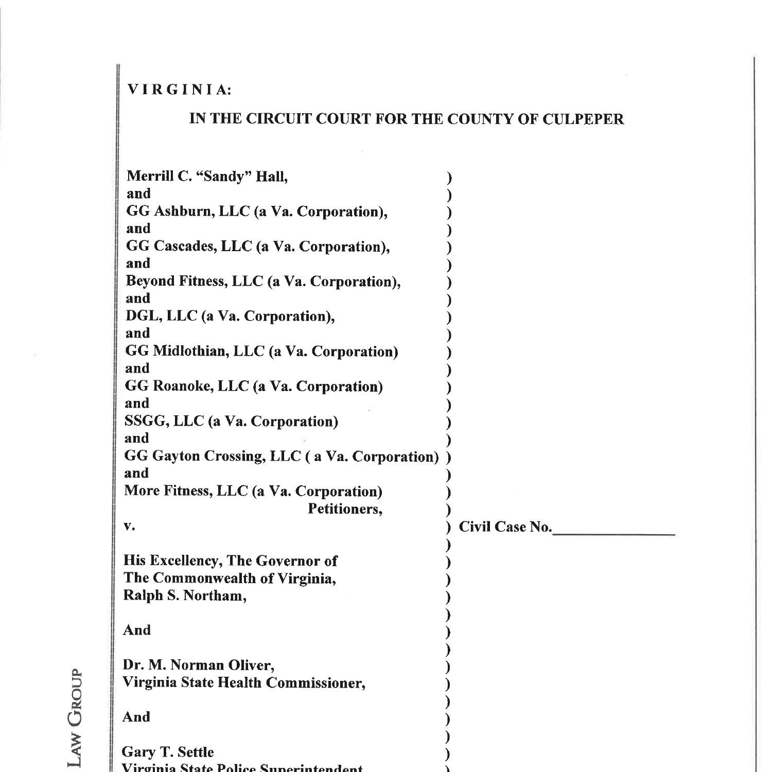 petitioner's Memorandum in Support of Petition for an Emergency ...