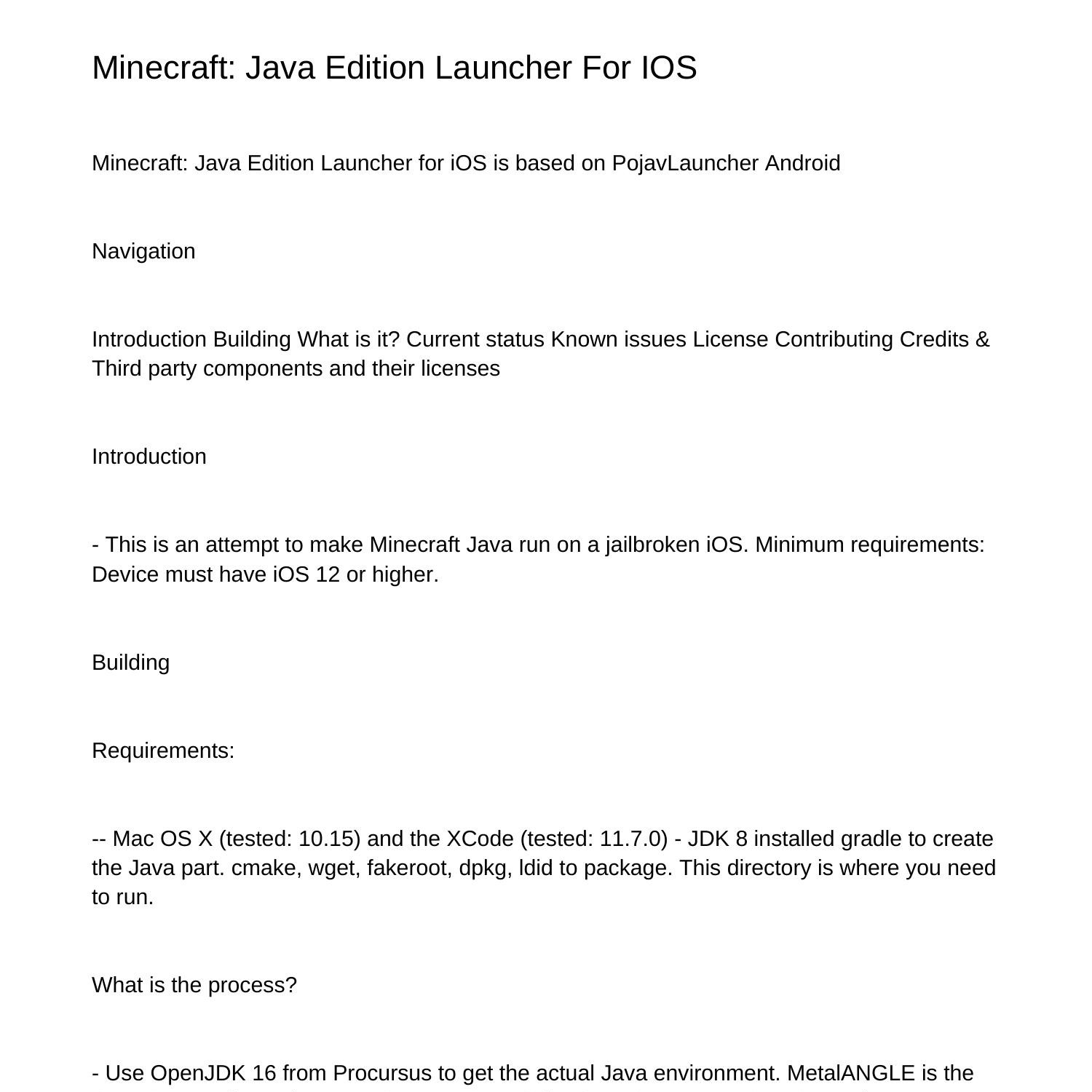 Minecraft Java Edition Launcher For IOSqtubp.pdf.pdf | DocDroid
