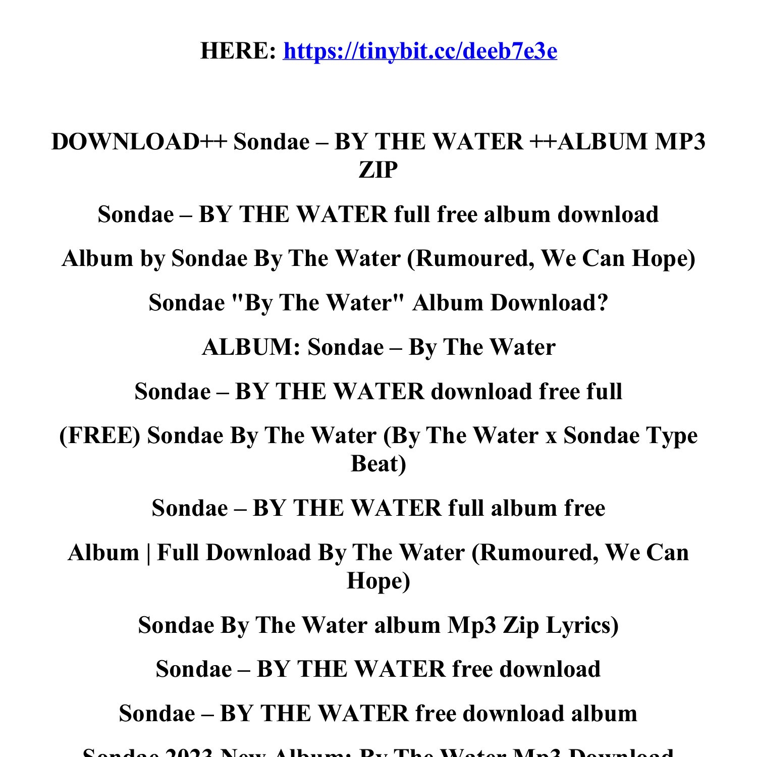 download_sondae_by_the_water_album_mp3_zip.pdf | DocDroid