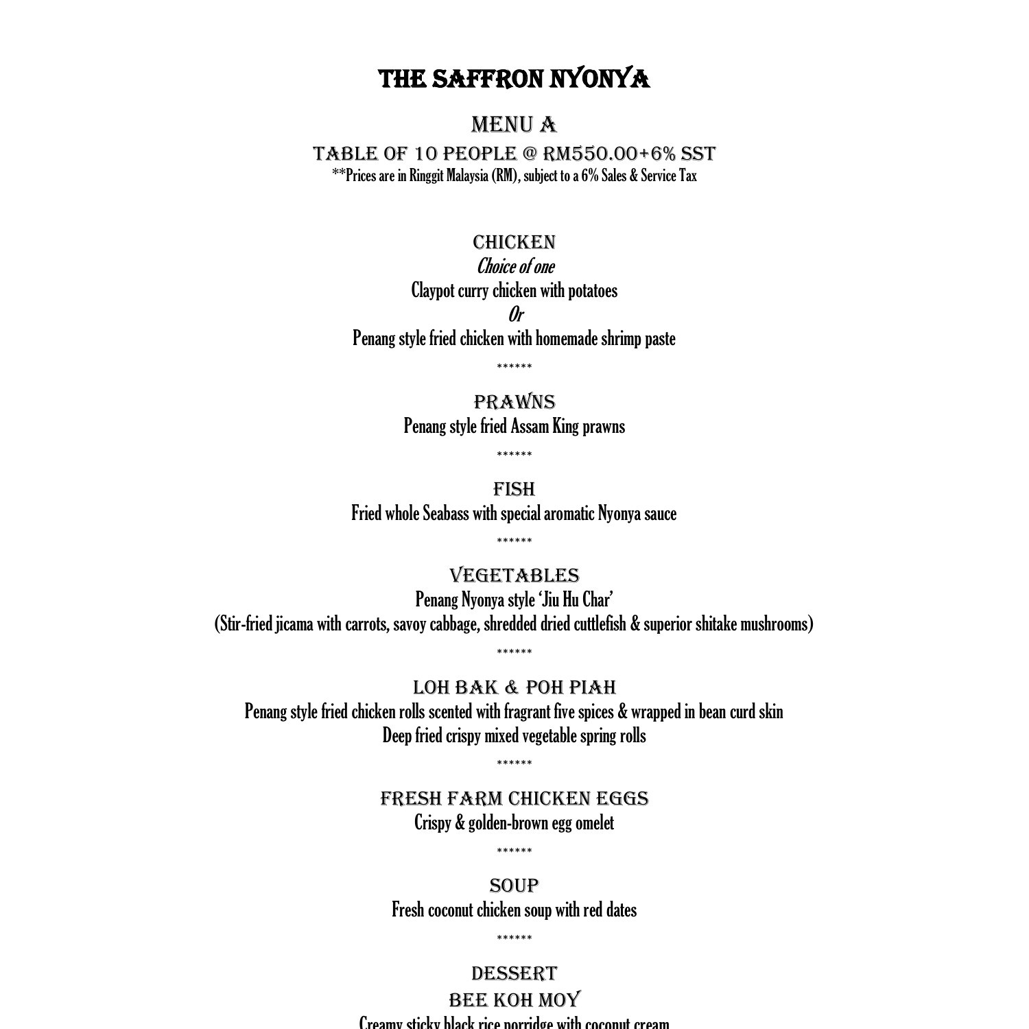 Nyonya Set Menus at Saffron.pdf | DocDroid