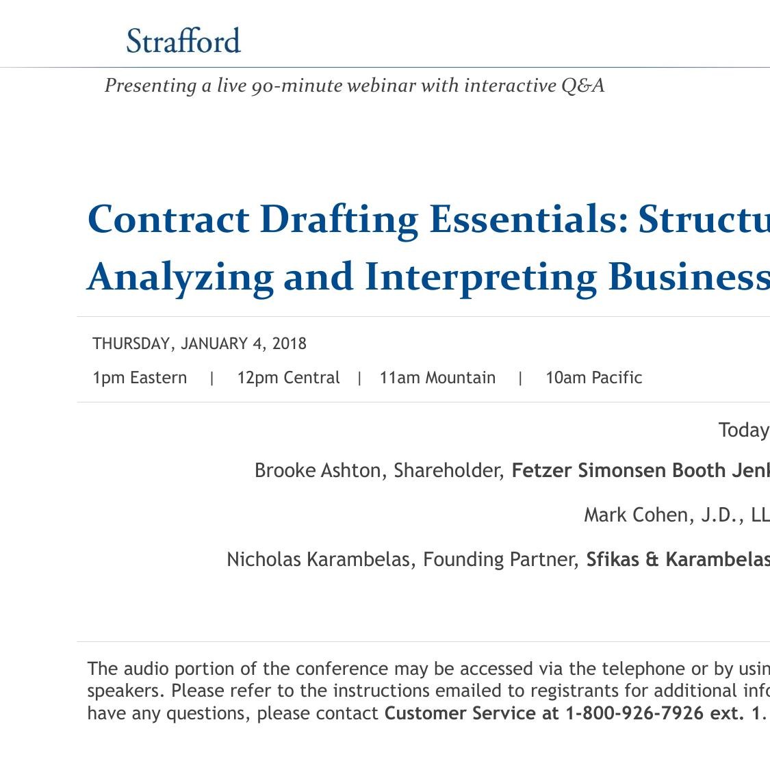 Contract Drafting Essentials (Organization and structure of the contract).pdf | DocDroid