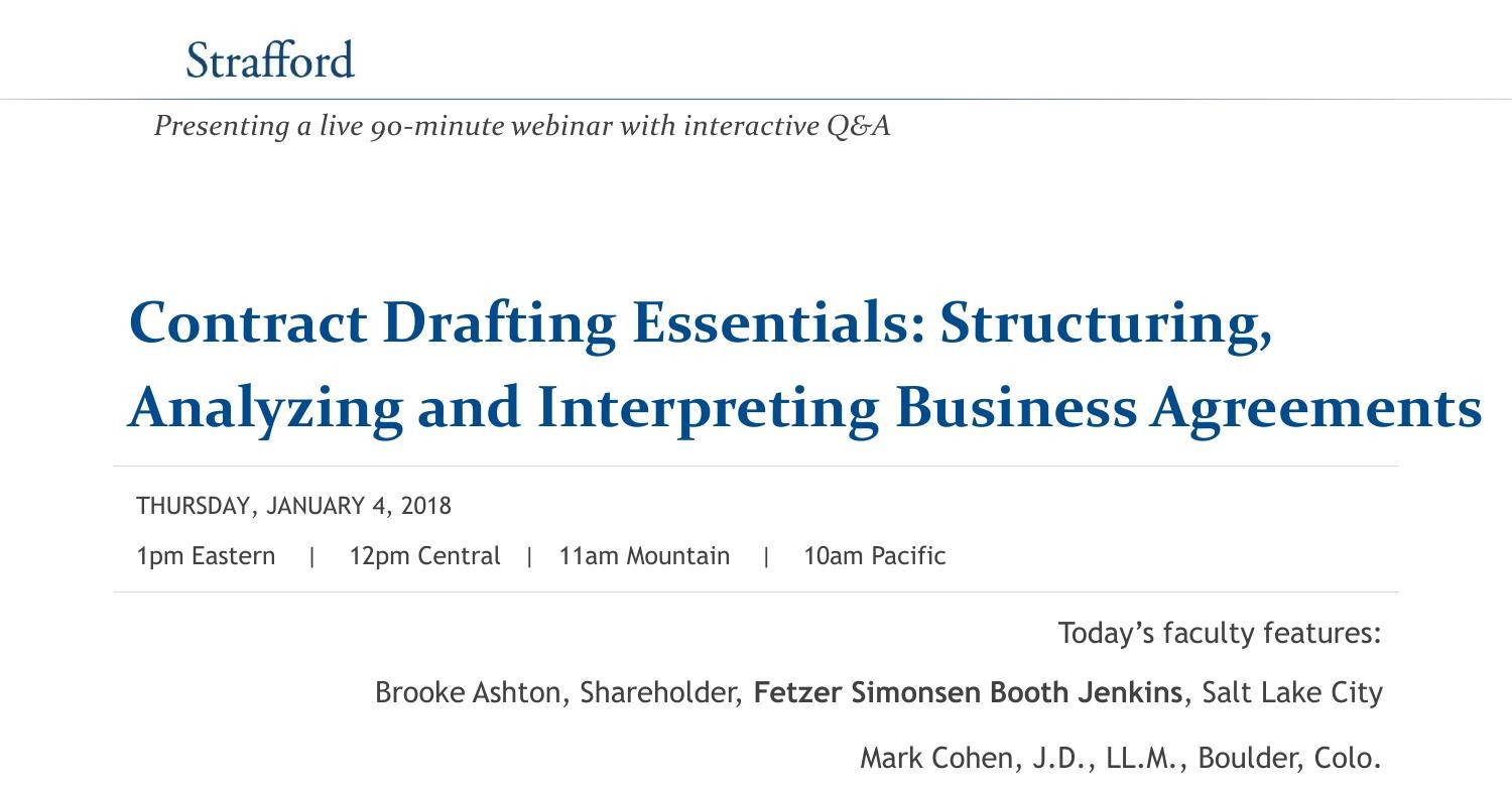 Contract Drafting Essentials (Organization and structure of the contract).pdf | DocDroid