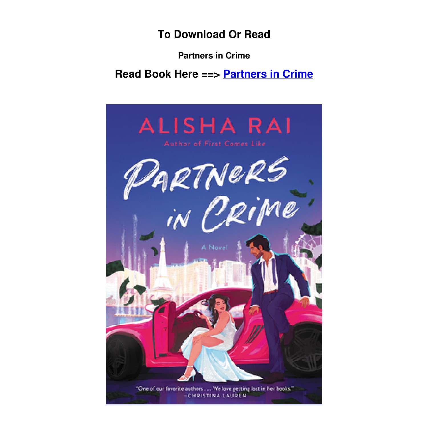EPub DOWNLOAD Partners in Crime By Alisha Rai.pdf | DocDroid