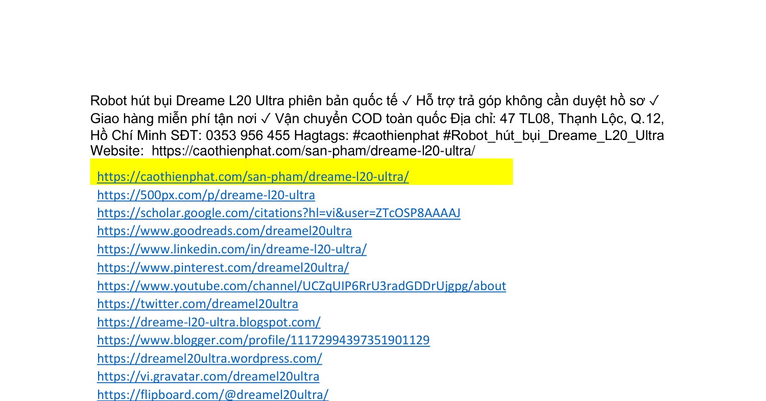 dreame-l20-ultra.docx | DocDroid