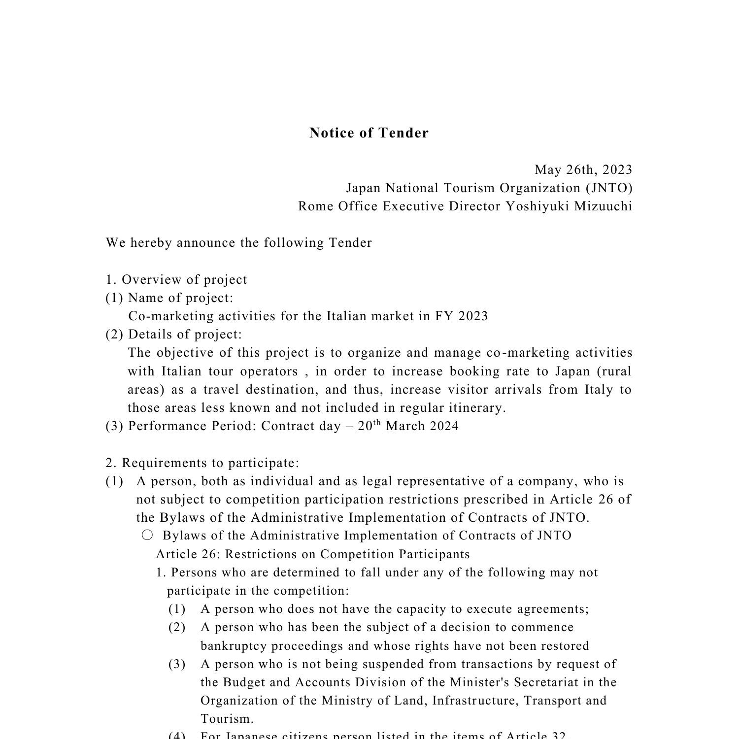 Notice of tender （Comarketing TOs).pdf | DocDroid