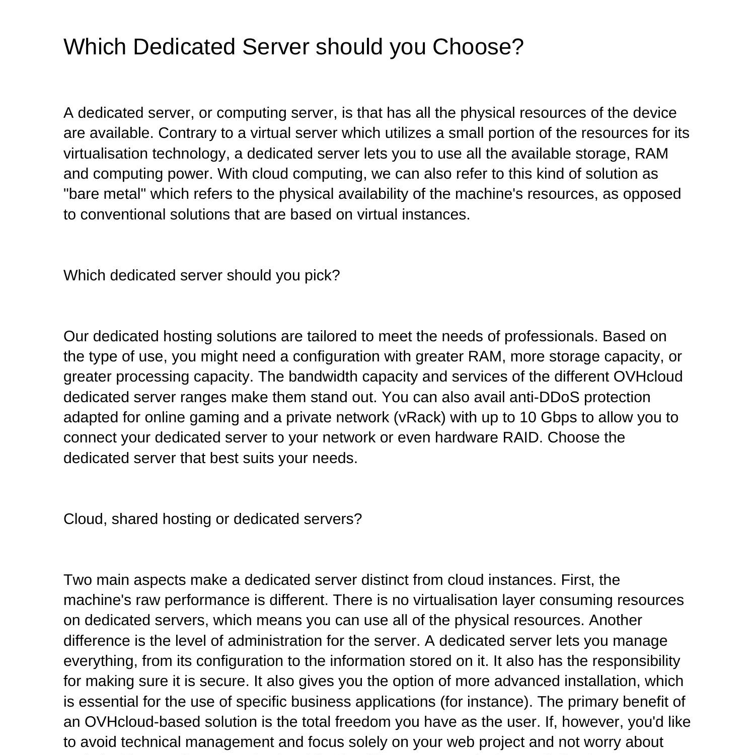 Which Dedicated Server Should you Pickngaci.pdf.pdf | DocDroid