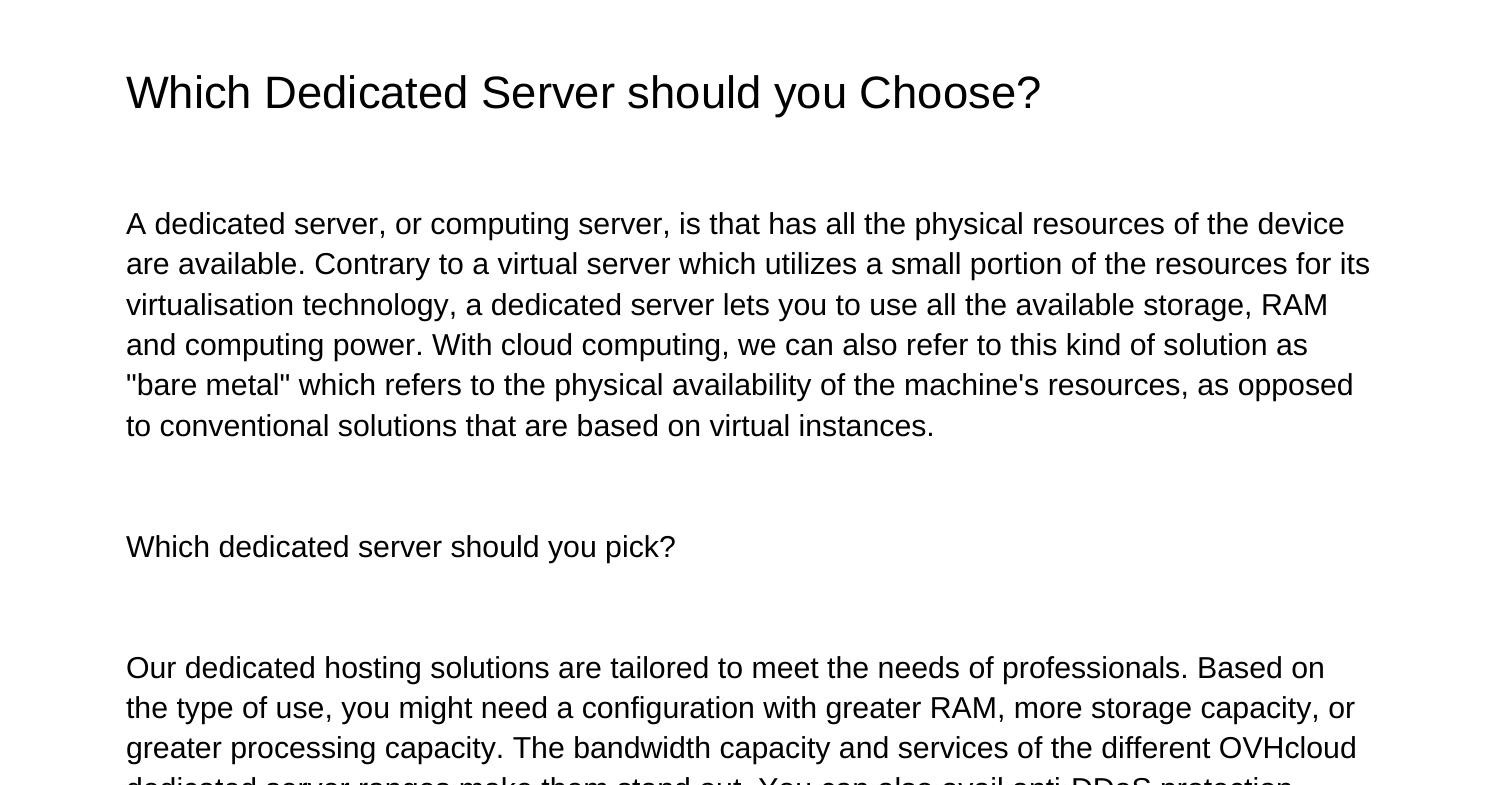 Which Dedicated Server Should you Pickngaci.pdf.pdf | DocDroid