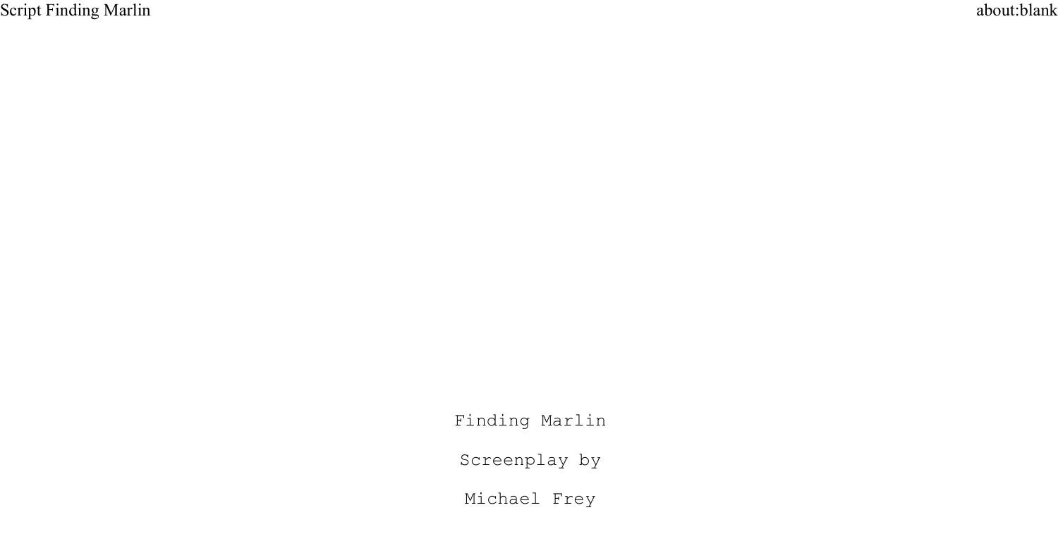 Finding Marlin script.pdf | DocDroid