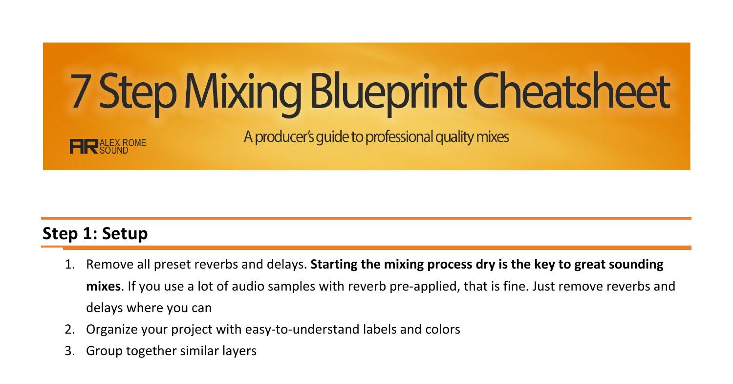 7-Step-Mixing-Blueprint-Cheat-sheet.pdf | DocDroid