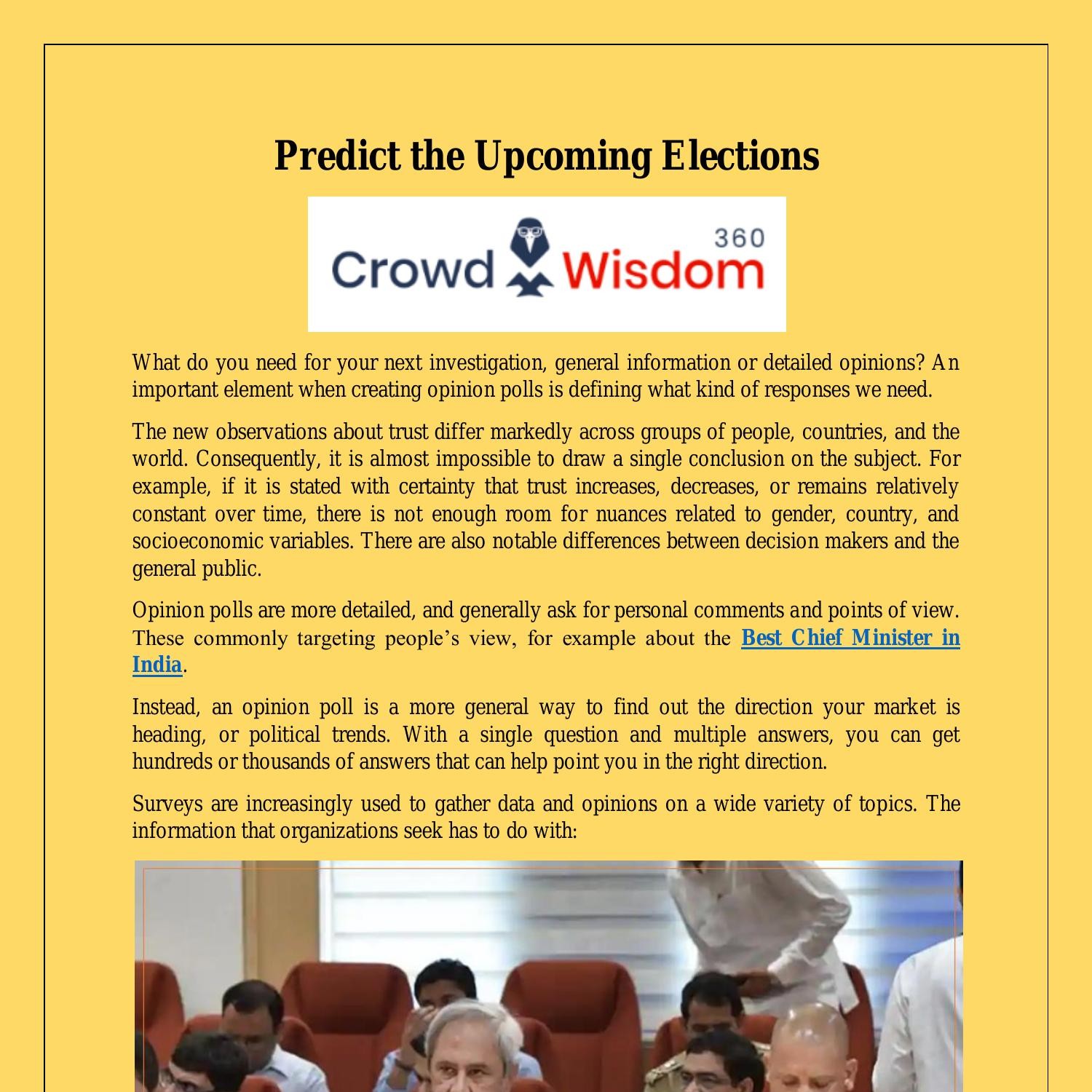 Predict the Upcoming Elections.pdf | DocDroid