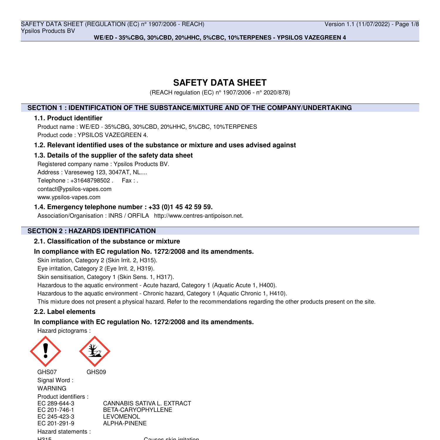 Ypsilos MSDS (1).pdf | DocDroid
