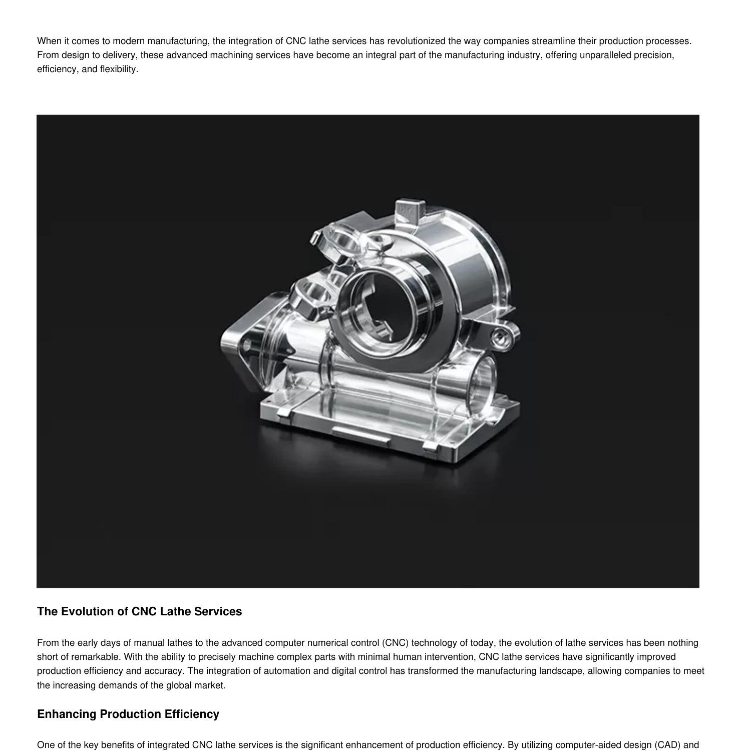From Design to Delivery: Streamlining Production with Integrated CNC ...