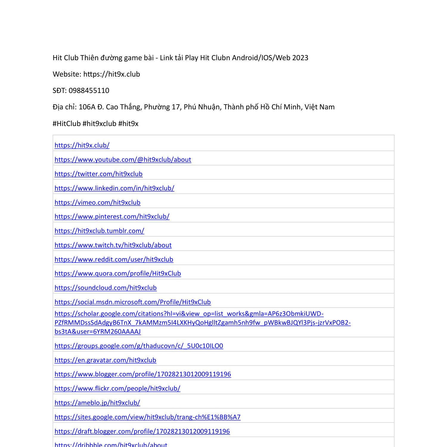 Hit Club.docx | DocDroid